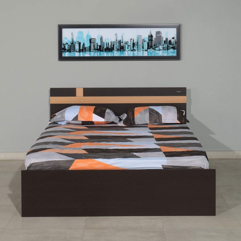 Nilkamal Vienna Queen Bed (New Wenge) – PrintexHomes.com ...