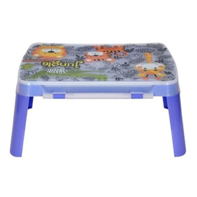 Nilkamal Wizard Jungle Adventure Foldable Kids Study Table with Storage ...